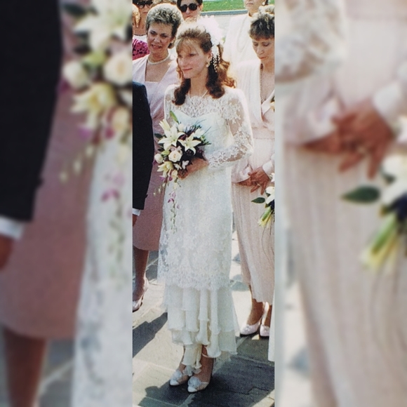 Dresses | 1986 Vintage Wedding Dress | Poshmark